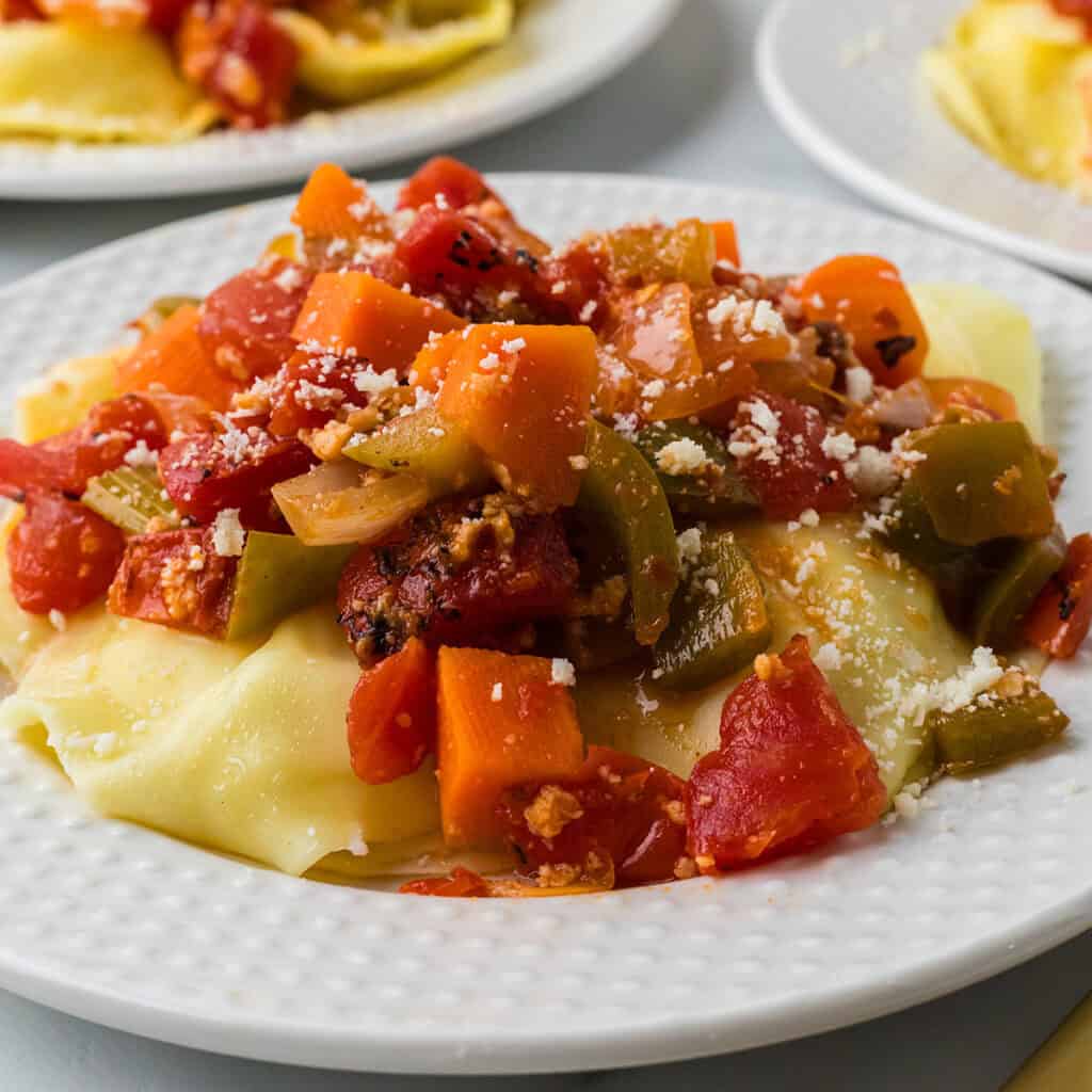Cheese Ravioli with Tomato Sauce Recipe - Lana’s Cooking