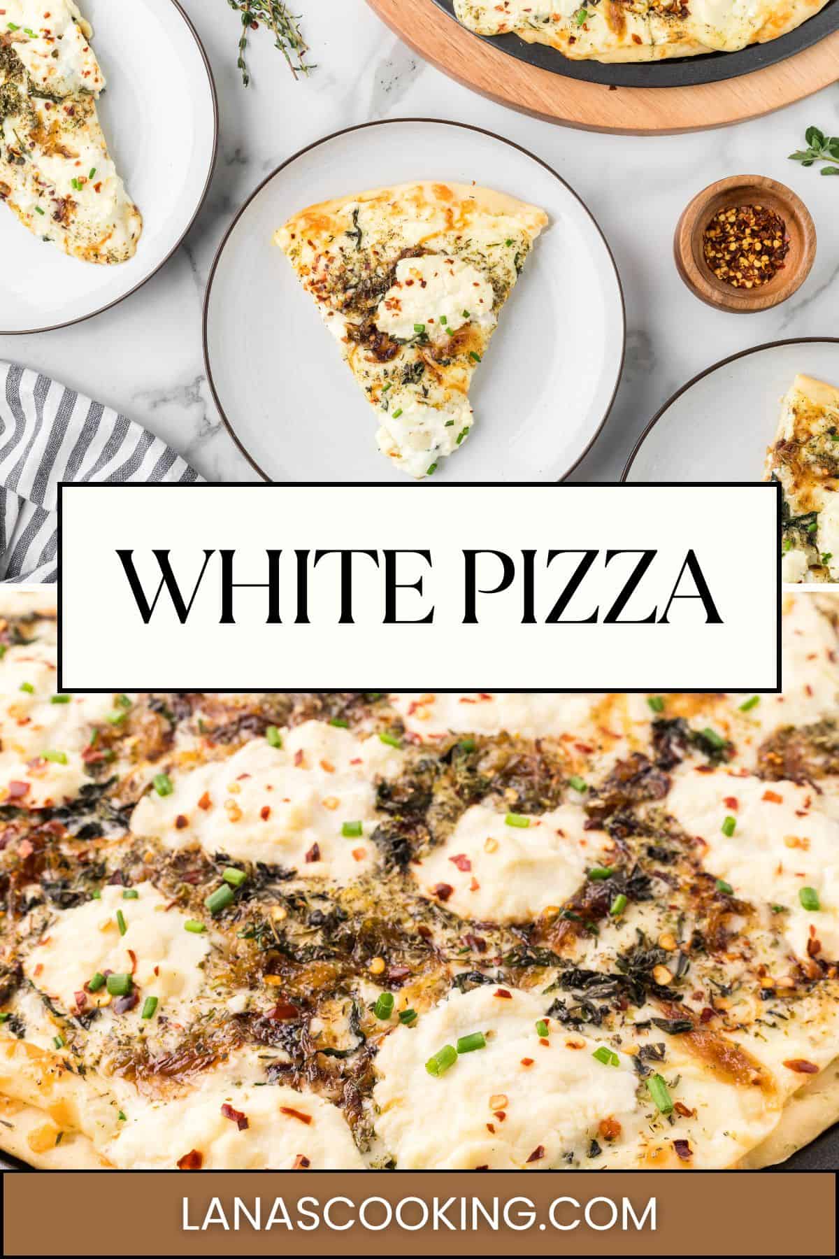 White Pizza Recipe - Lana’s Cooking