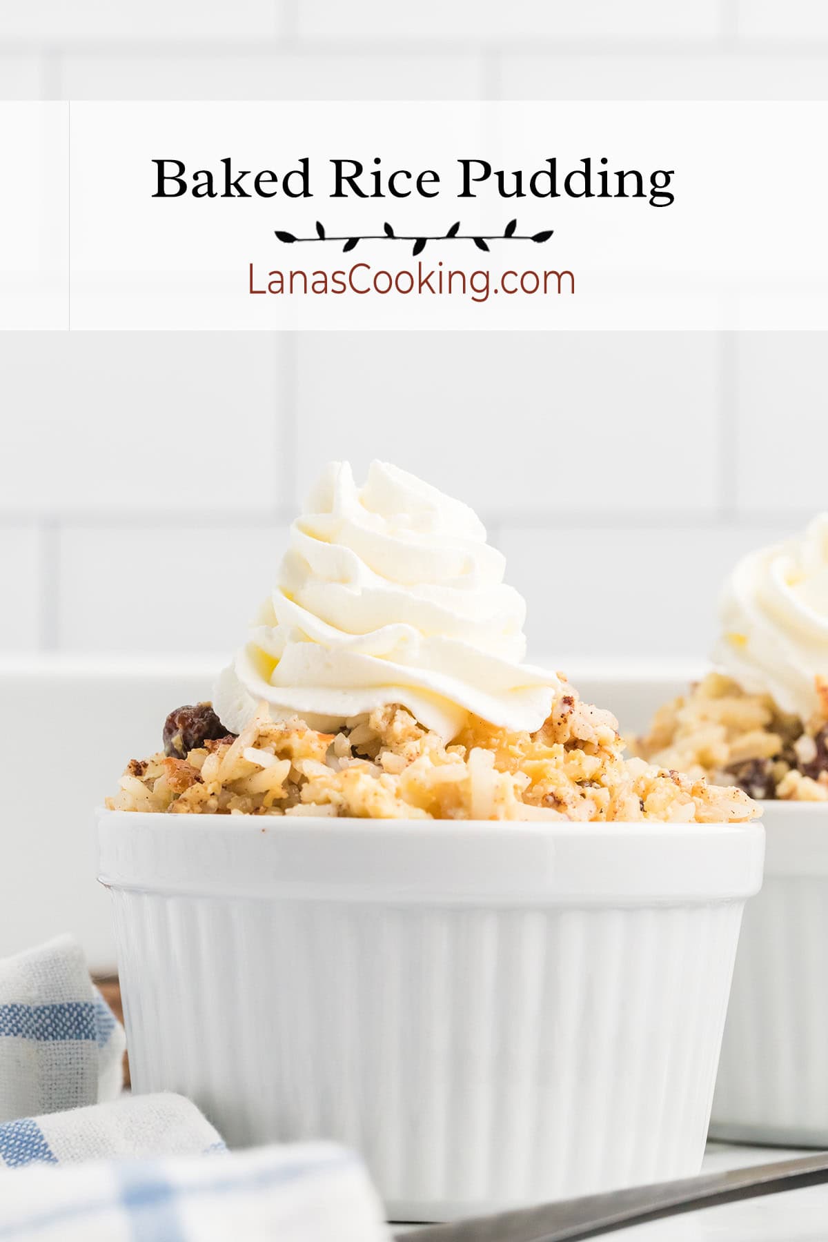 Baked Rice Pudding Recipe - Lana’s Cooking