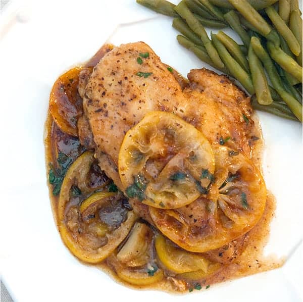 Meyer Lemon Chicken from Never Enough Thyme