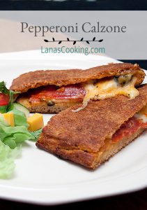 Pepperoni Calzone Recipe from Never Enough Thyme