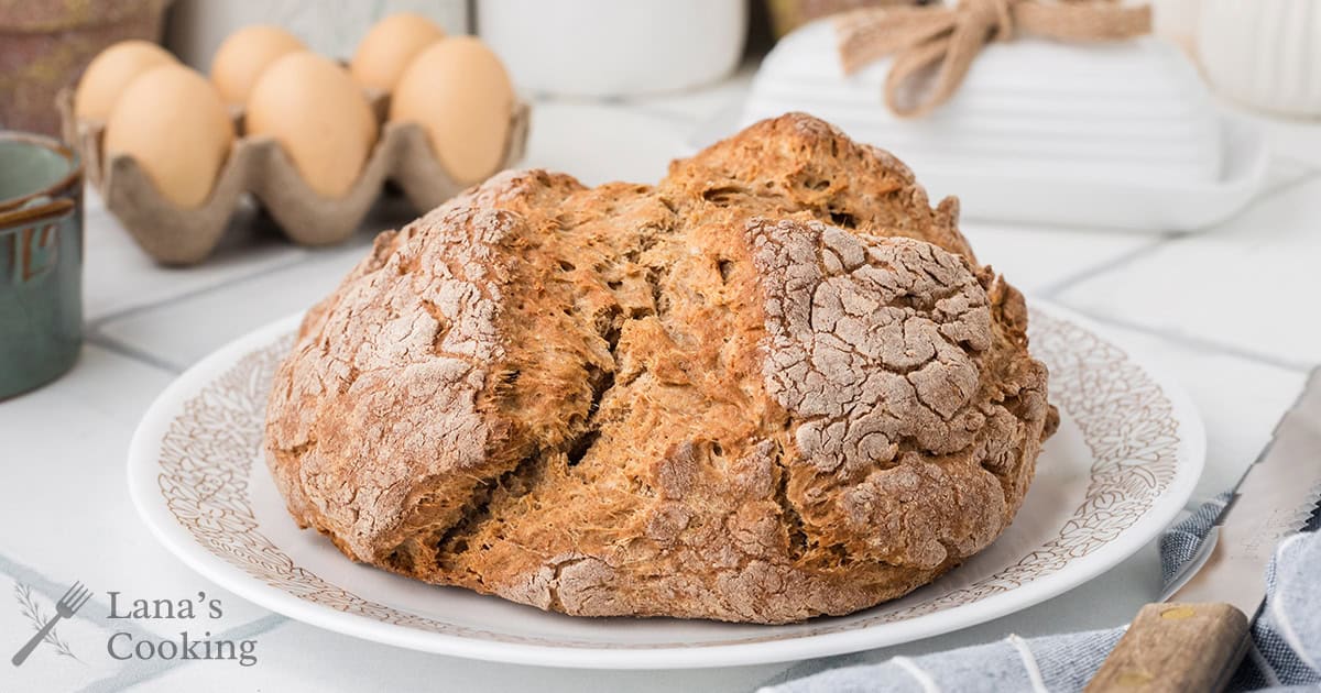 Brown Irish Soda Bread Recipe - Lana’s Cooking