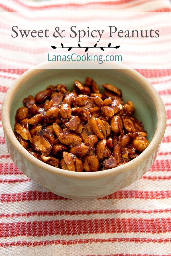 Sweet and Spicy Peanuts from Never Enough Thyme