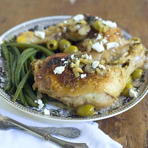 Lemon Olive Chicken - Never Enough Thyme