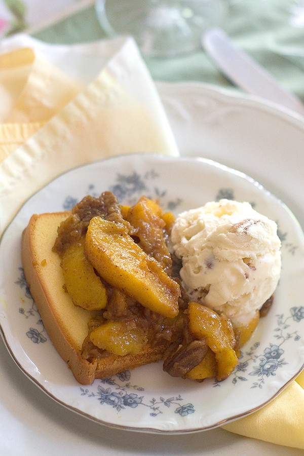 Hot Curried Georgia Peaches - Never Enough Thyme