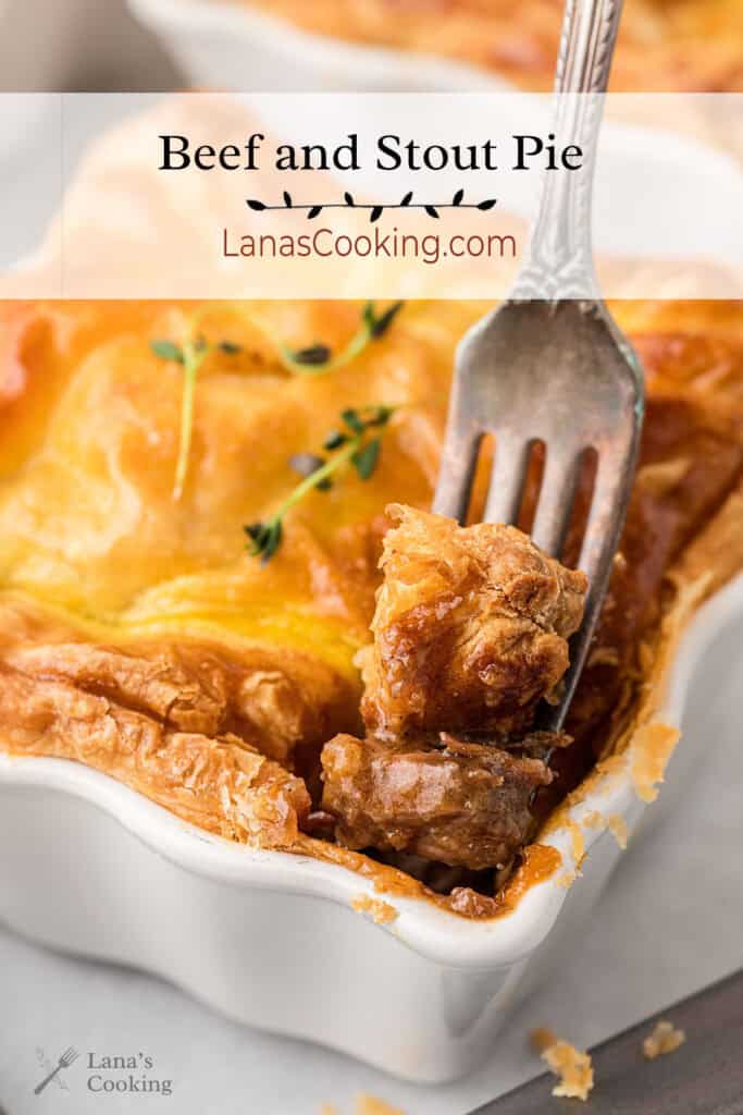 Beef and Stout Pie Recipe - Lana’s Cooking