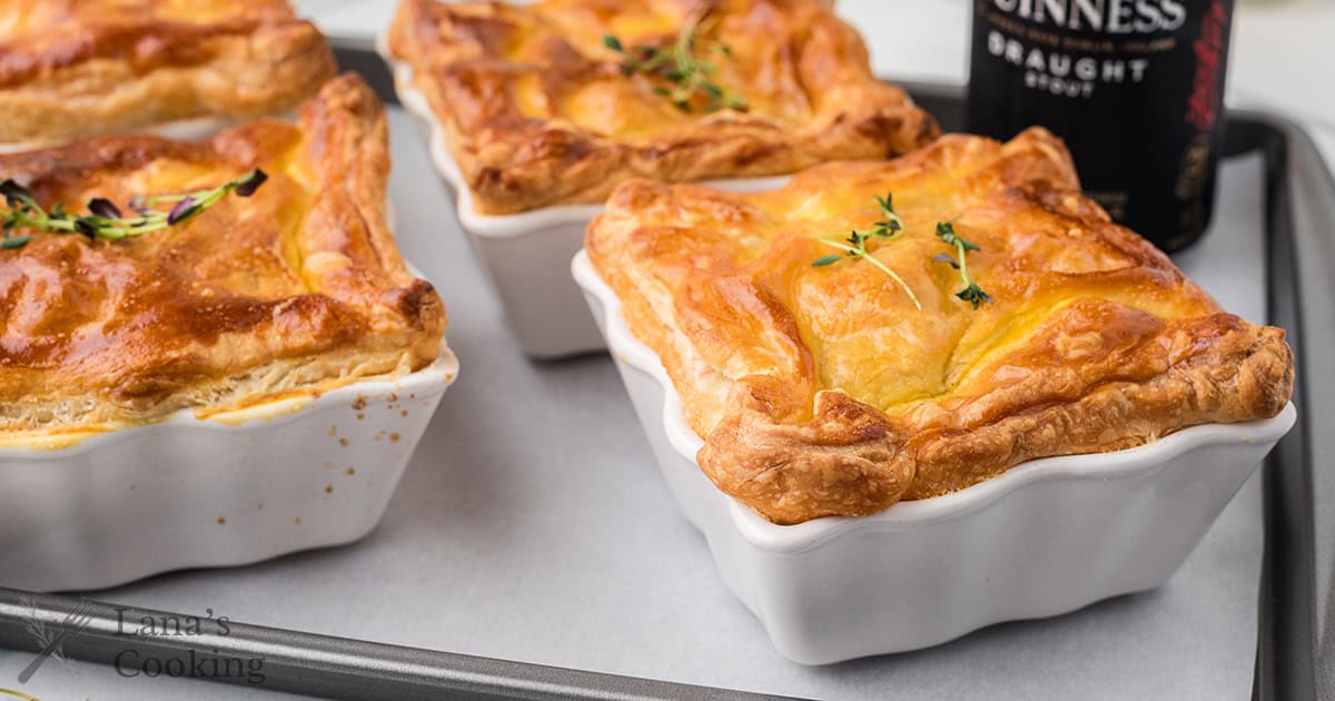 Beef and Stout Pie Recipe - Lana’s Cooking