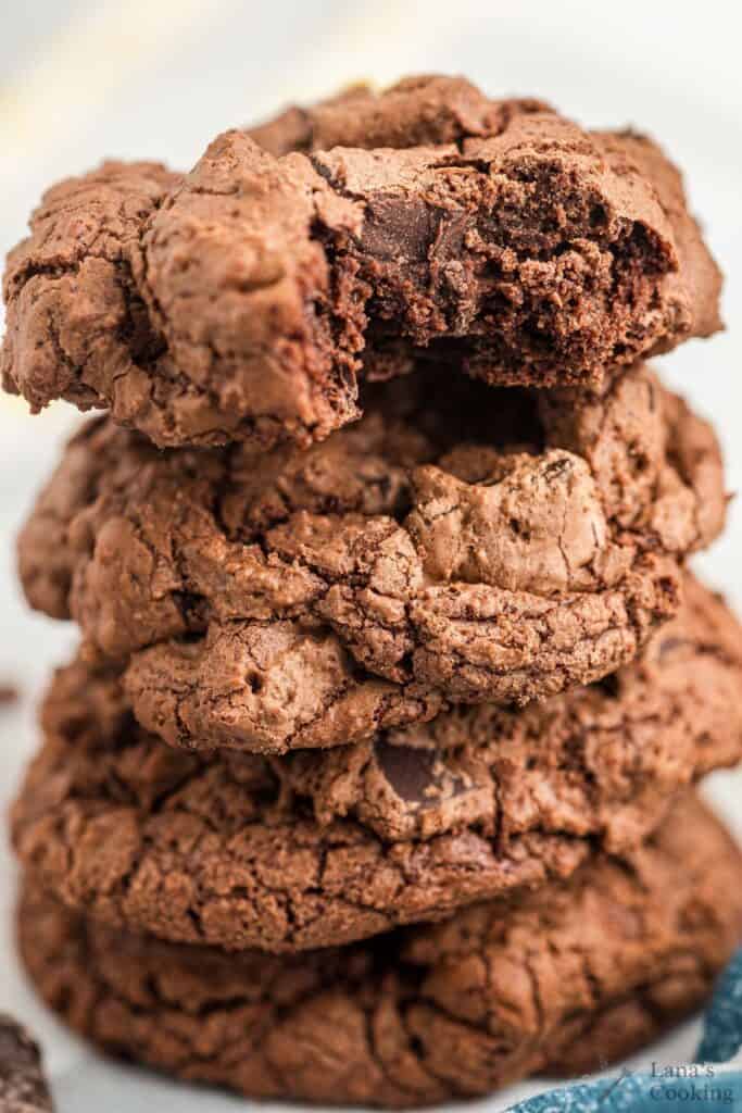 Double Chocolate Chunk Cookies Recipe - Lana’s Cooking