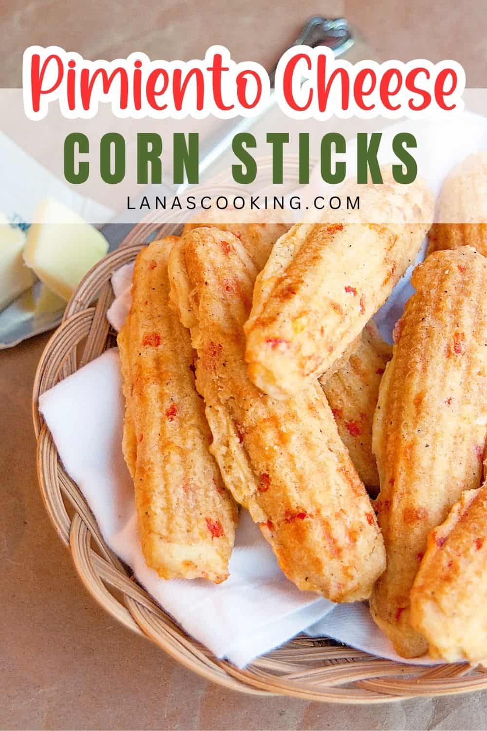 Pimiento Cheese Corn Sticks Recipe - Lana’s Cooking
