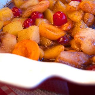Hot Baked Curried Fruit Recipe - Lana’s Cooking