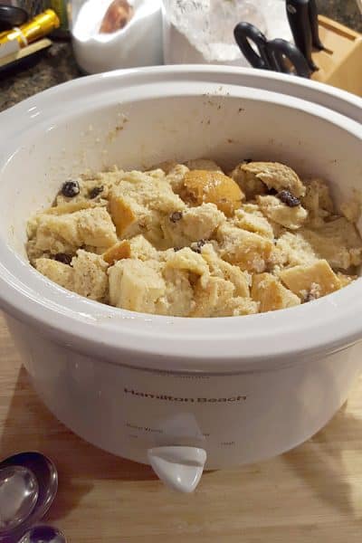 Slow Cooker Bread Pudding | Lana's Cooking