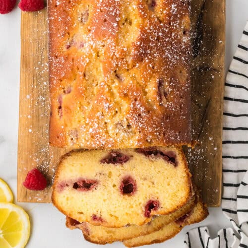 Lemon Raspberry Bread Recipe - Lana’s Cooking