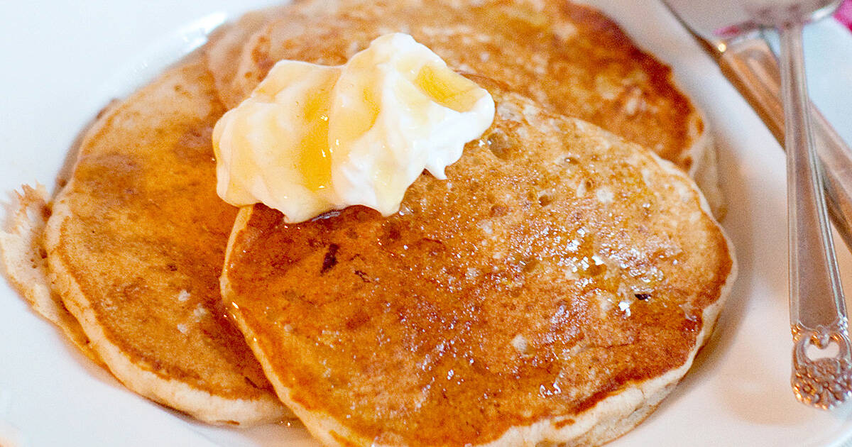 Spiced Pear Pancakes Recipe - Lana’s Cooking