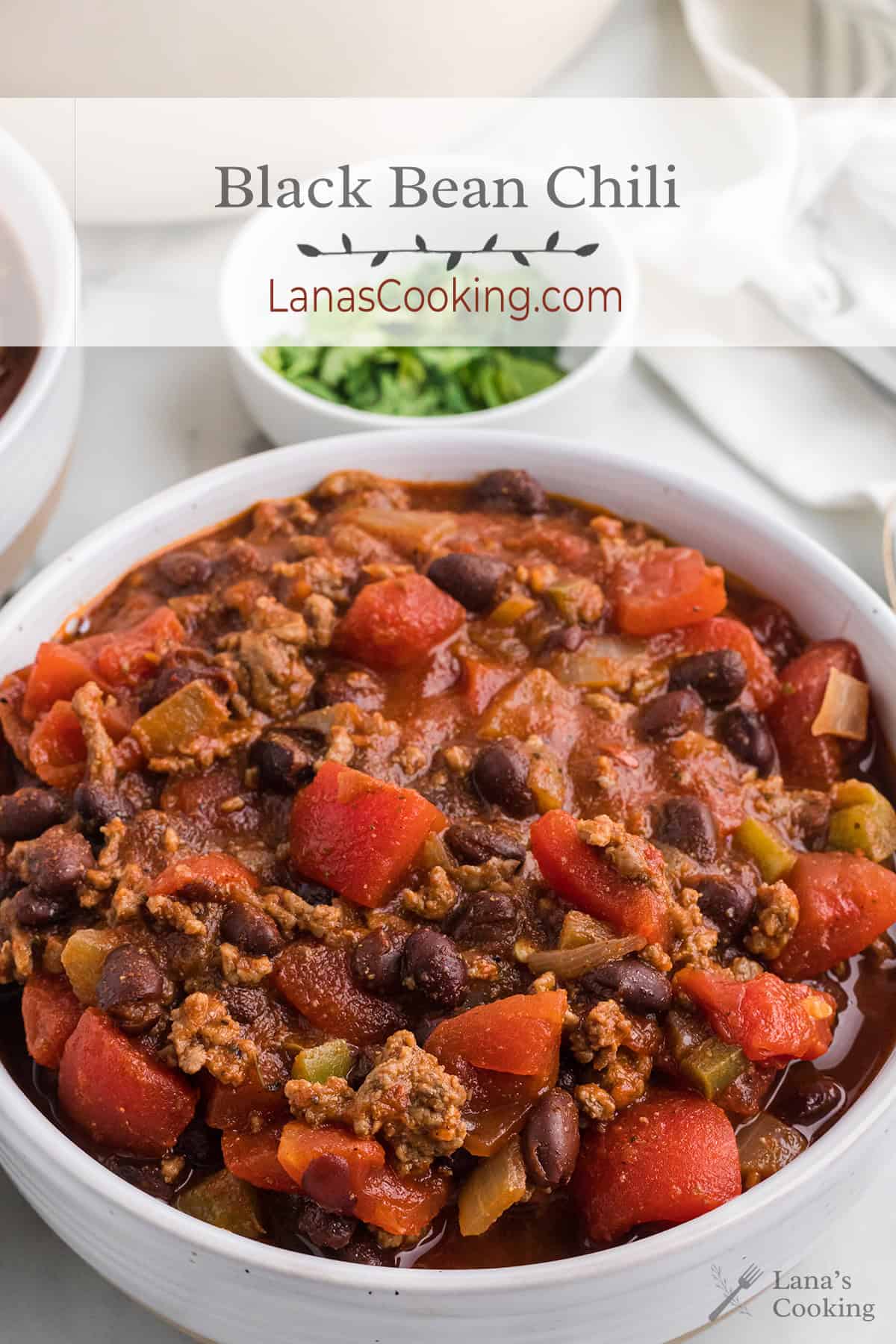 Black Bean Chili Recipe - Lana’s Cooking