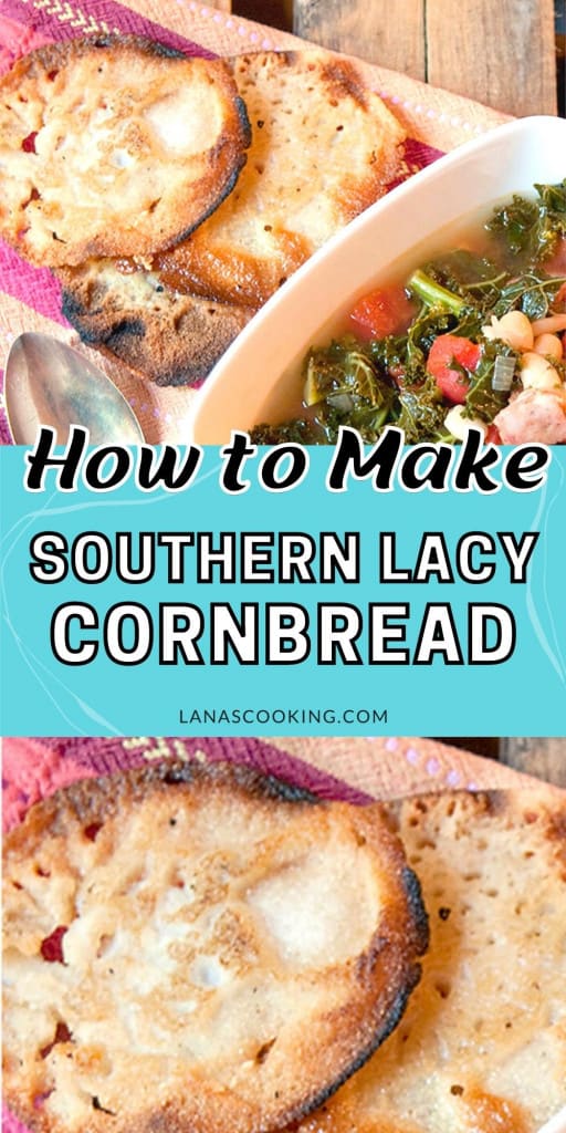 Thin and Crispy Lacy Cornbread - Lana's Cooking