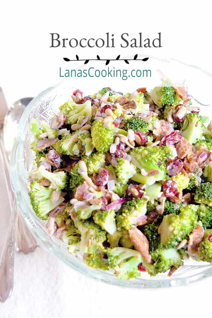 Vintage Broccoli Salad Recipe - Lana’s Cooking