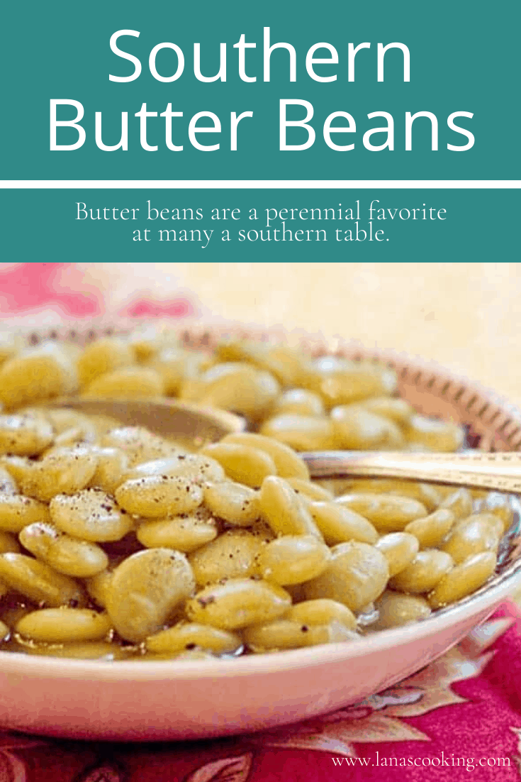Slow Cooked Southern Butter Beans Recipe - Lana's Cooking