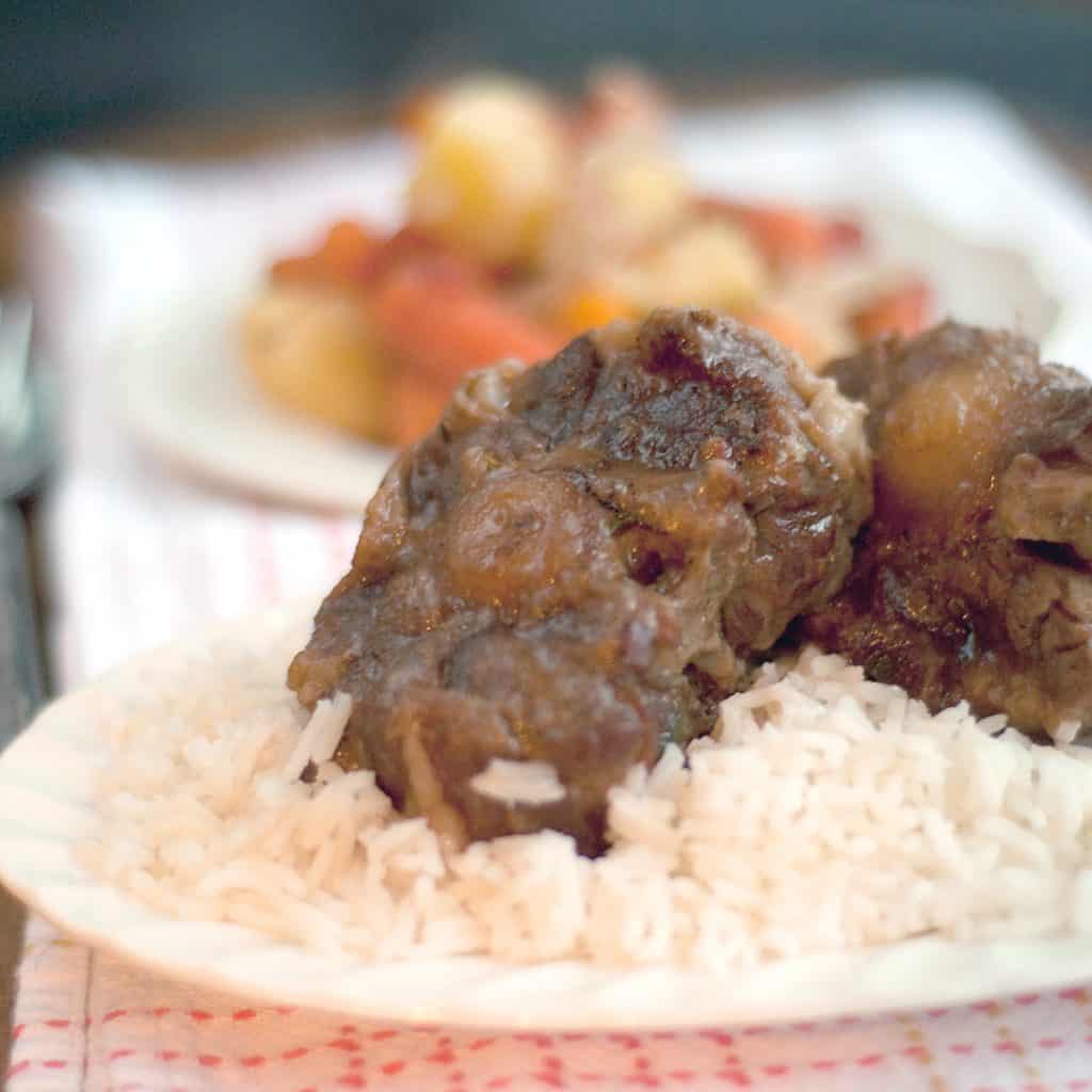 Southern Style Oxtail Stew with Rice Recipe - Lana’s Cooking