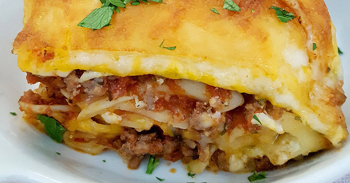 Egg Noodle Lasagna Recipe - Lana's Cooking