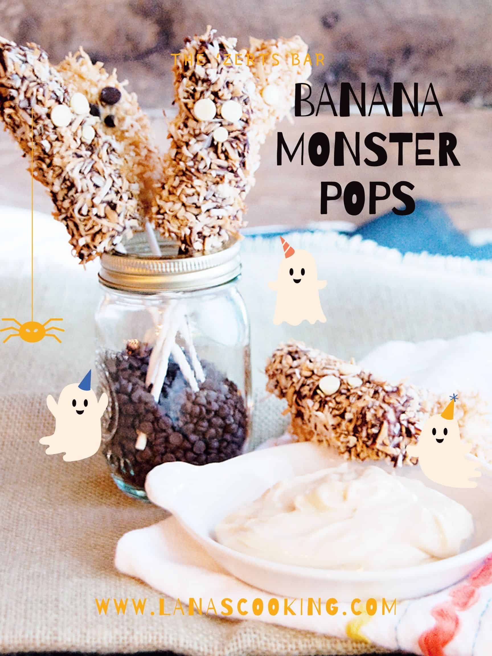 Banana Monster Pops Recipe - Lana’s Cooking
