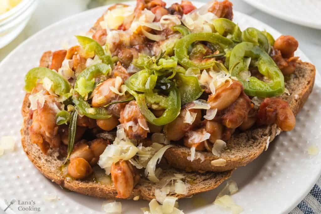 British Style Beans on Toast Recipe - Lana’s Cooking