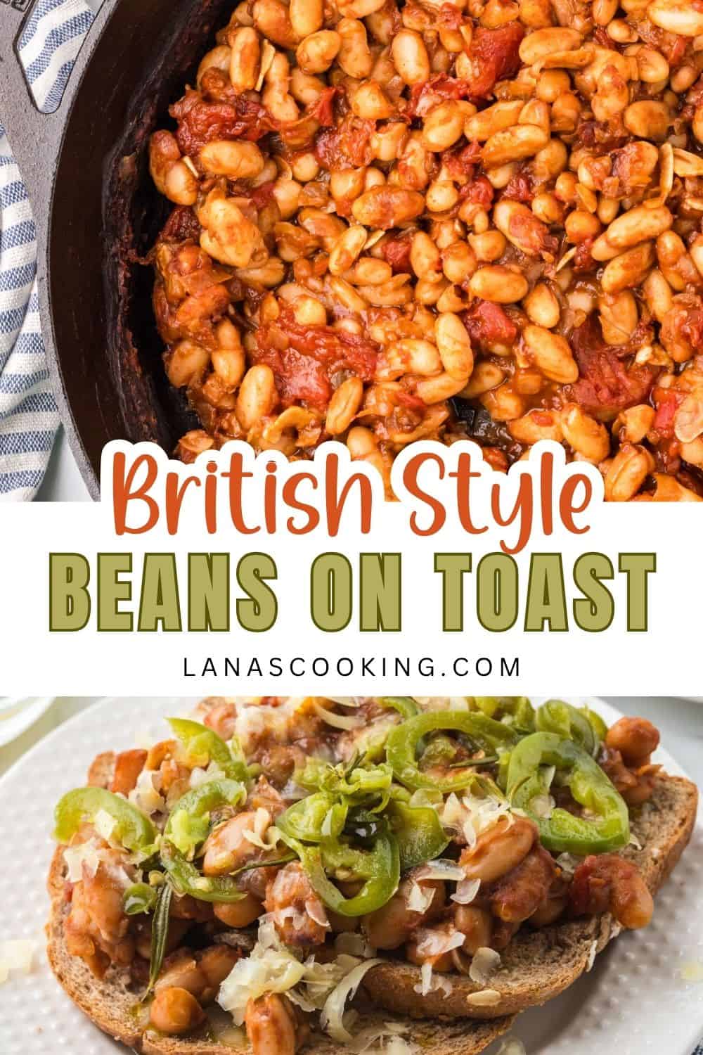 British Style Beans on Toast Recipe - Lana’s Cooking