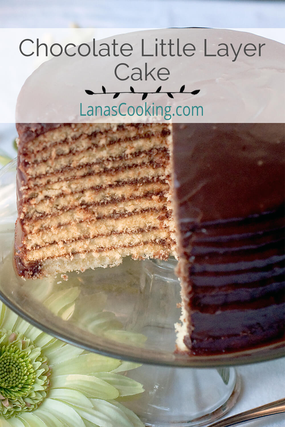 Chocolate Little Layer Cake Recipe - Lana’s Cooking
