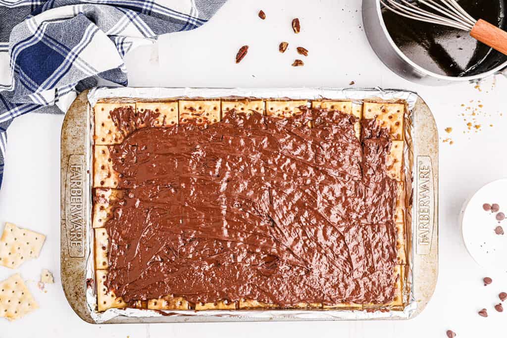 Saltine Cracker Toffee Recipe - Lana’s Cooking