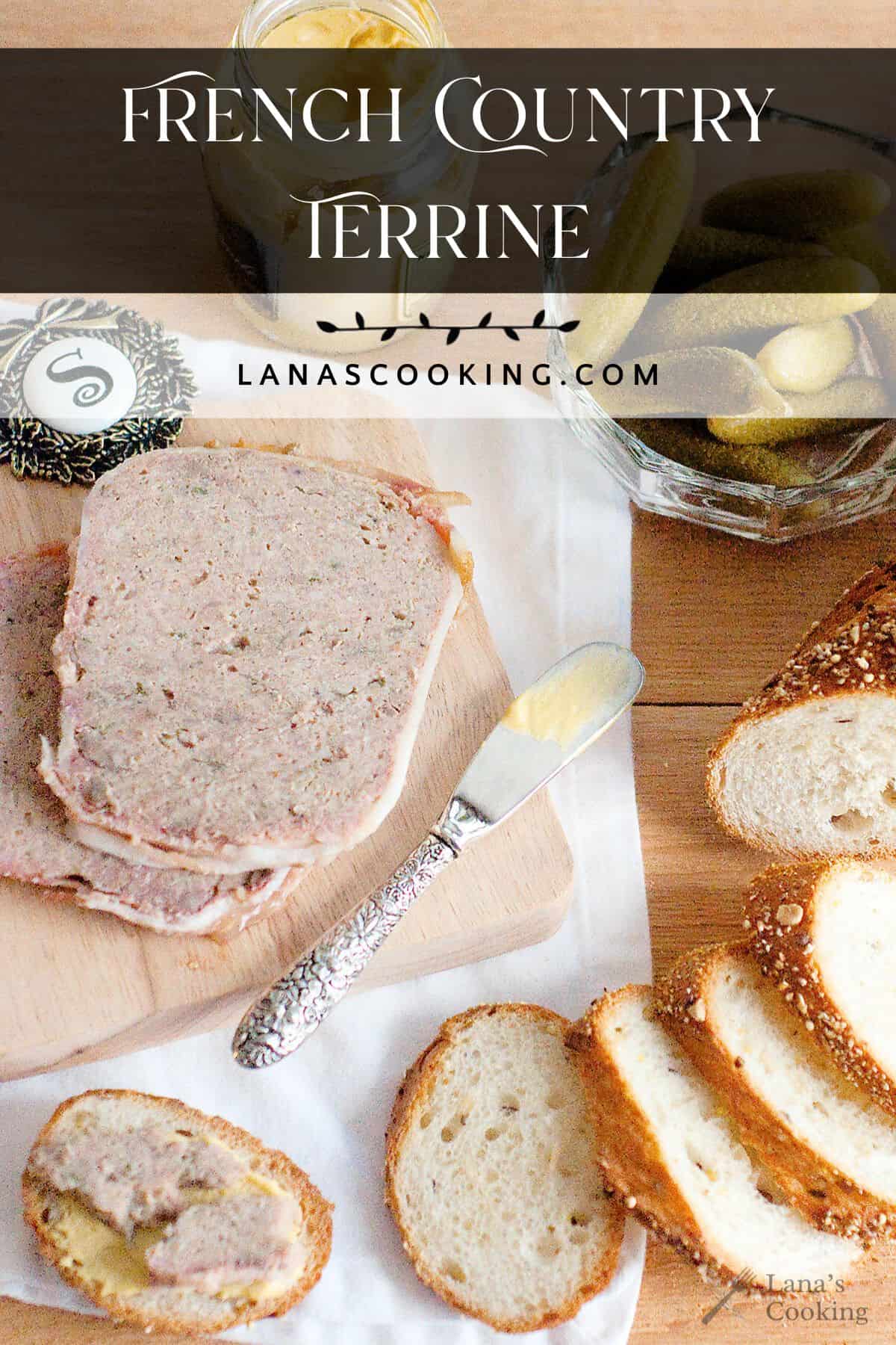 French Country Terrine Recipe - Lana's Cooking