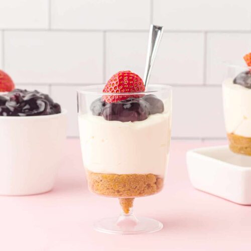 No Bake Cheesecake Cups Recipe - Lana's Cooking
