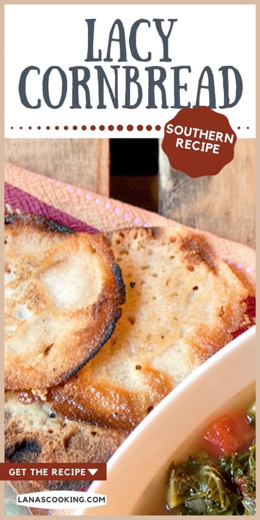 Thin and Crispy Lacy Cornbread - Lana's Cooking