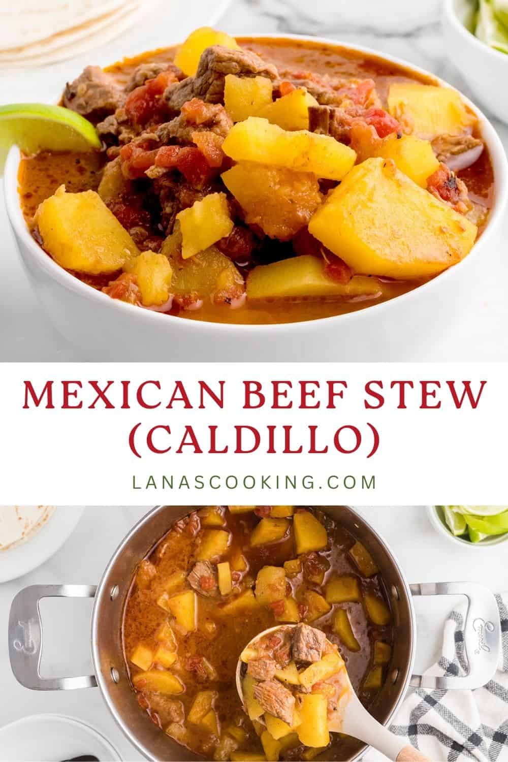 Mexican Beef Stew (Caldillo) Recipe - Lana’s Cooking