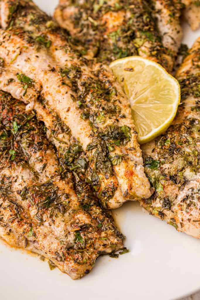 Baked Catfish with Herbs - Lana’s Cooking