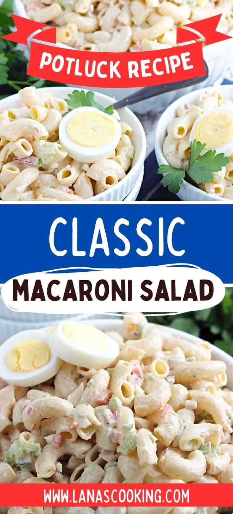 Classic Macaroni Salad Recipe - Lana's Cooking