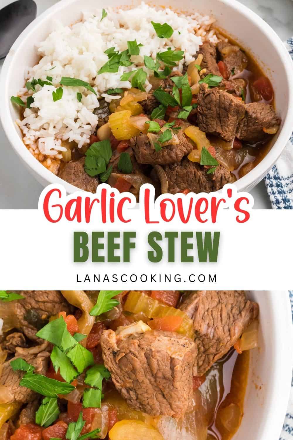 Garlic Lover's Beef Stew Recipe - Lana's Cooking
