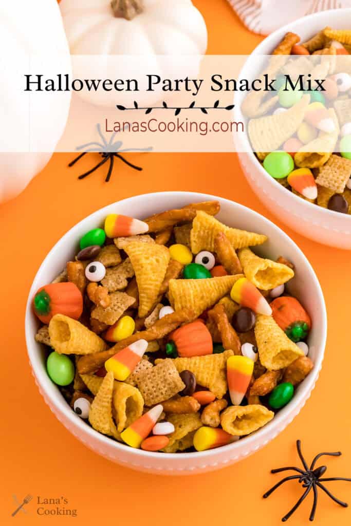 Halloween Party Snack Mix Recipe - Lana's Cooking