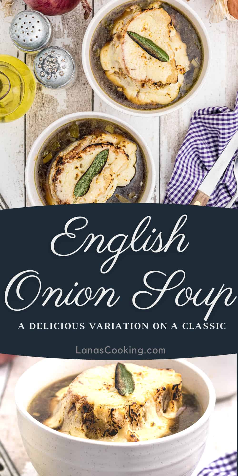English Onion Soup Recipe - Lana's Cooking
