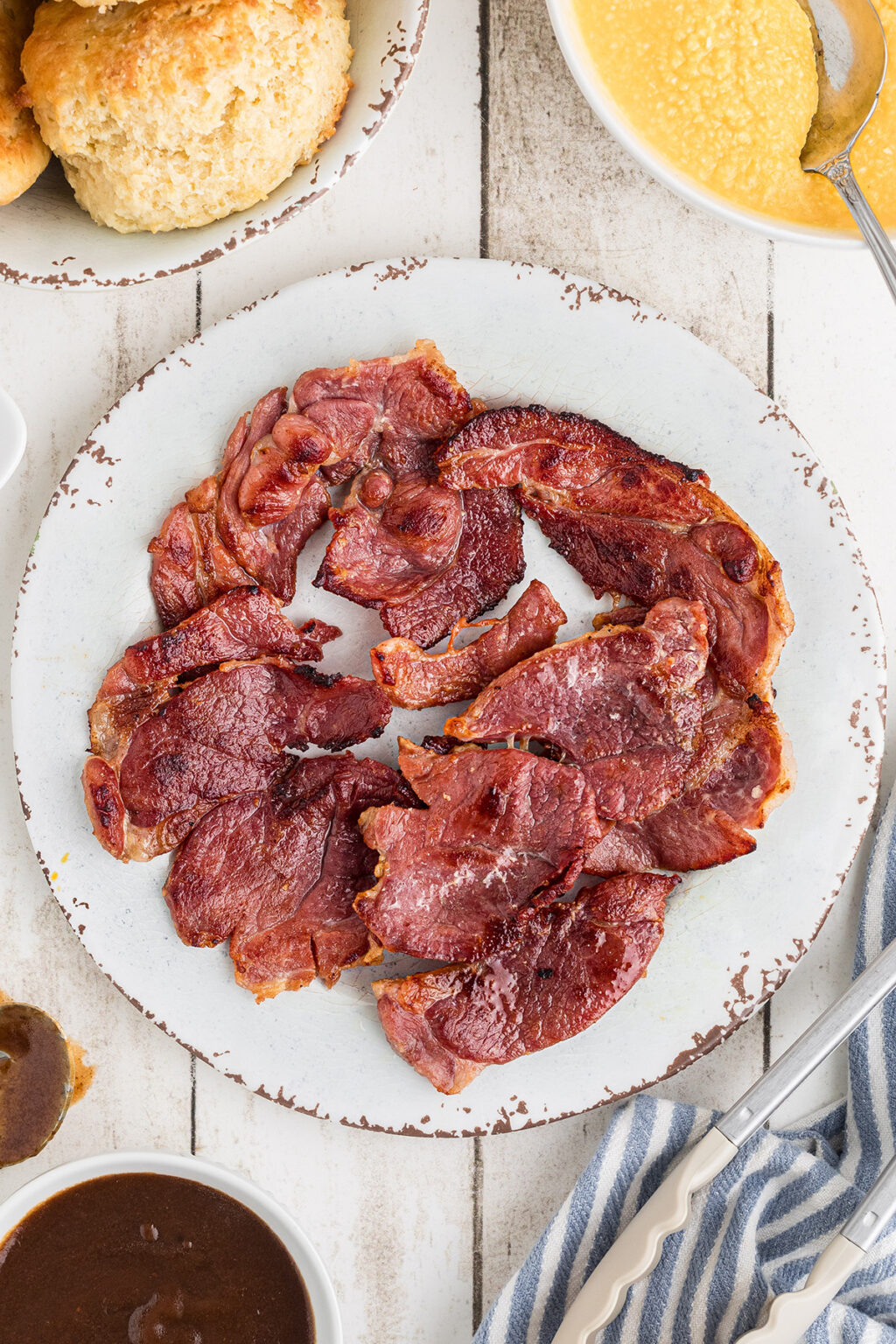 Country Ham with Red Eye Gravy Recipe - Lana's Cooking