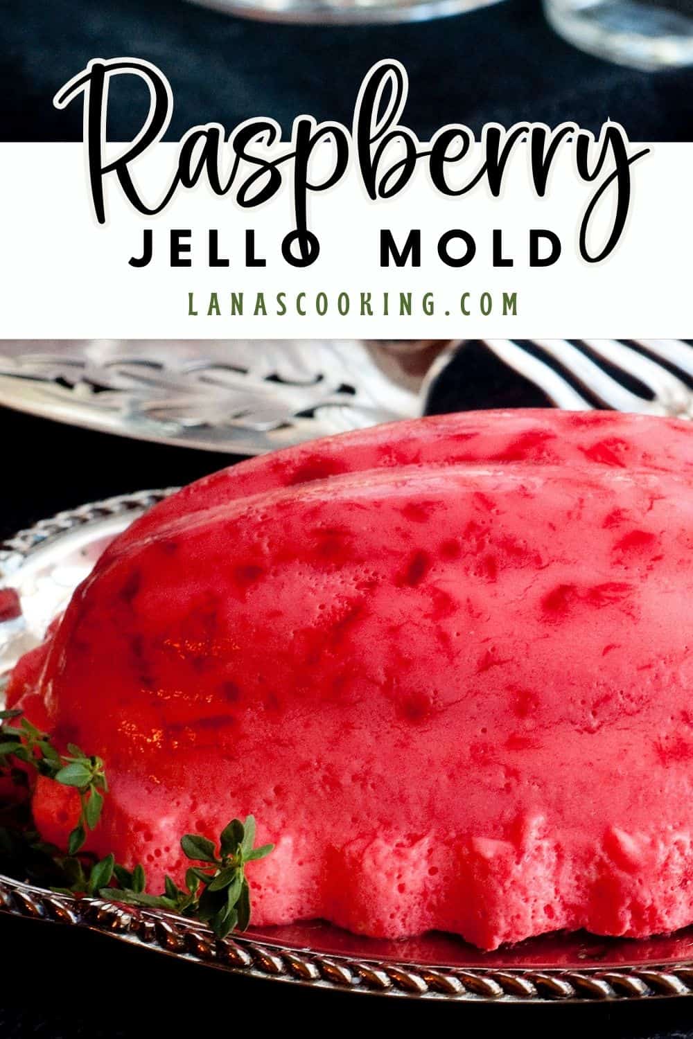 Raspberry Jello Mold (Polly's Pink Stuff) Recipe - Lana’s Cooking