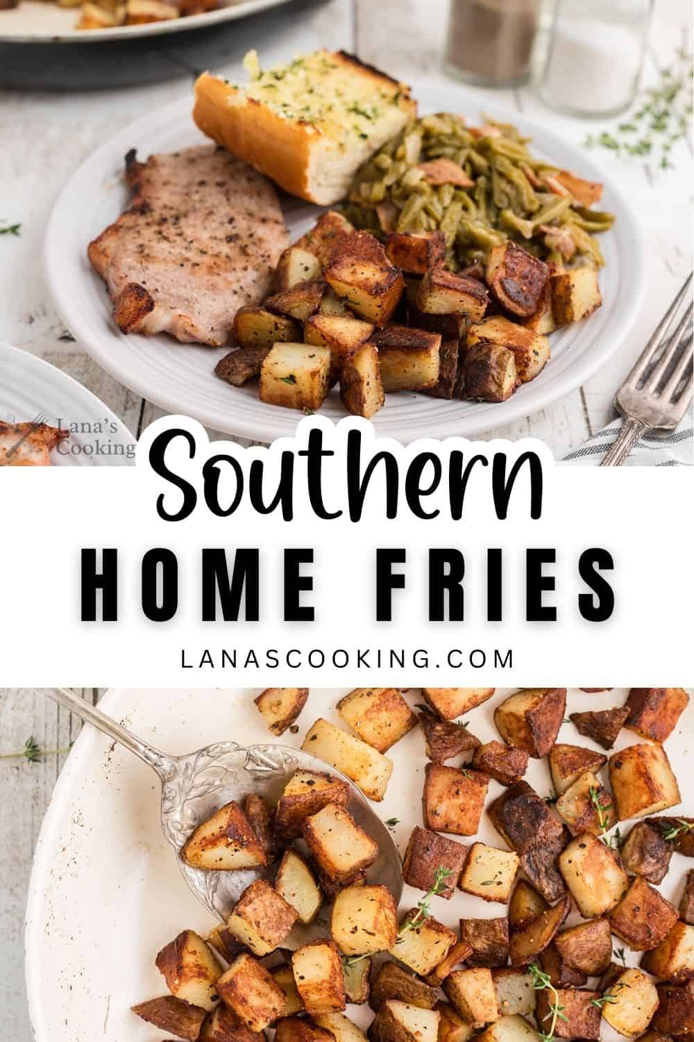 Easy Southern Home Fries Recipe - Lana's Cooking