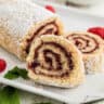 Raspberry Filled Jelly Roll Recipe - Lana’s Cooking