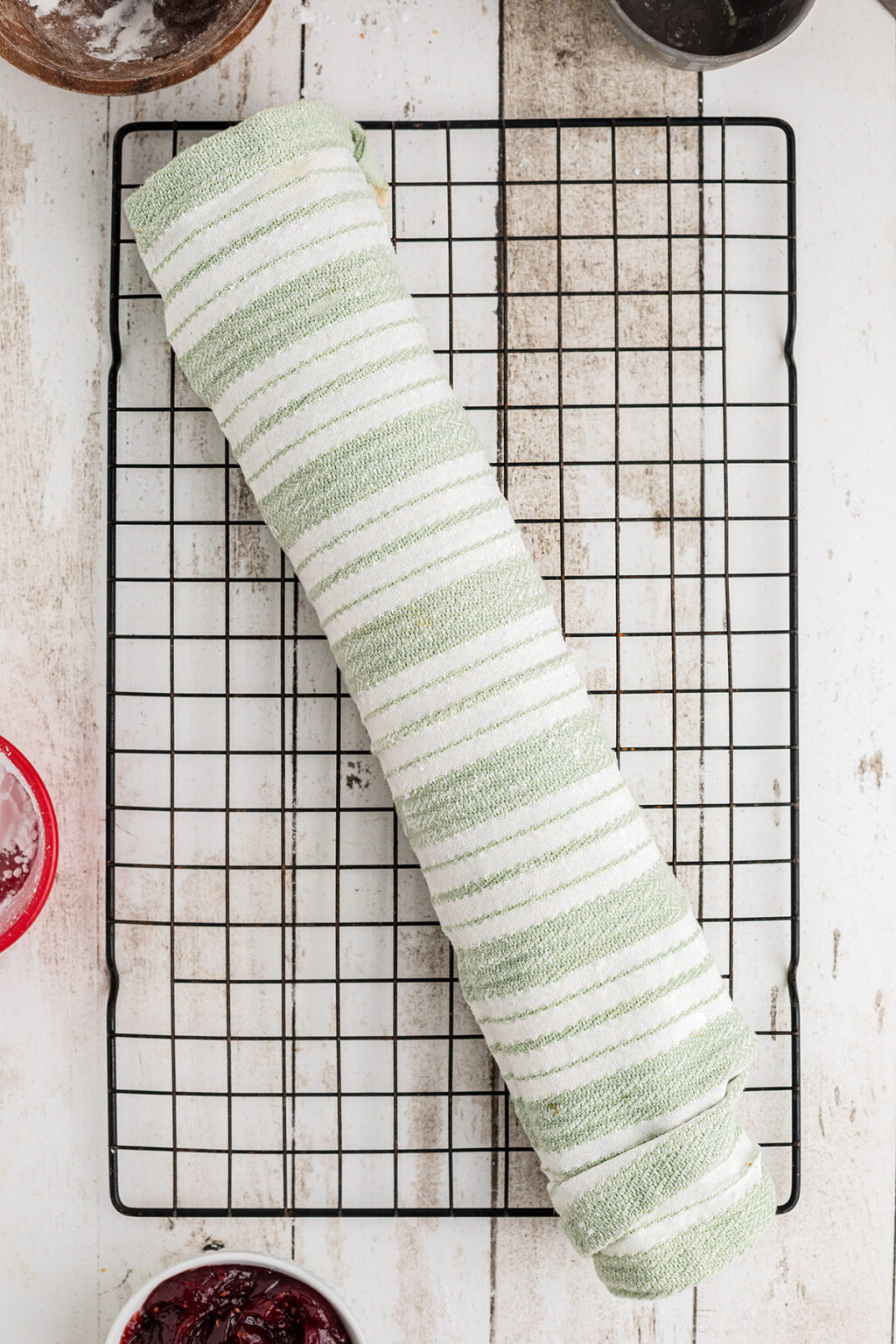Raspberry Filled Jelly Roll Recipe - Lana’s Cooking