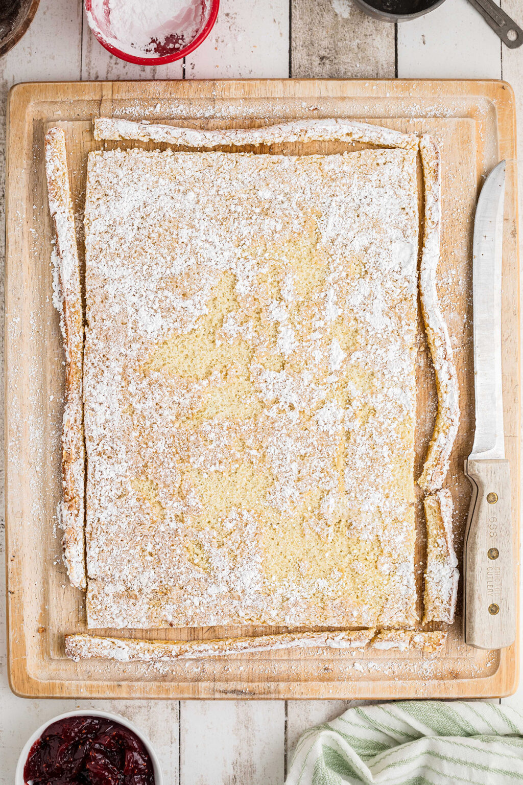 Raspberry Filled Jelly Roll Recipe - Lana’s Cooking