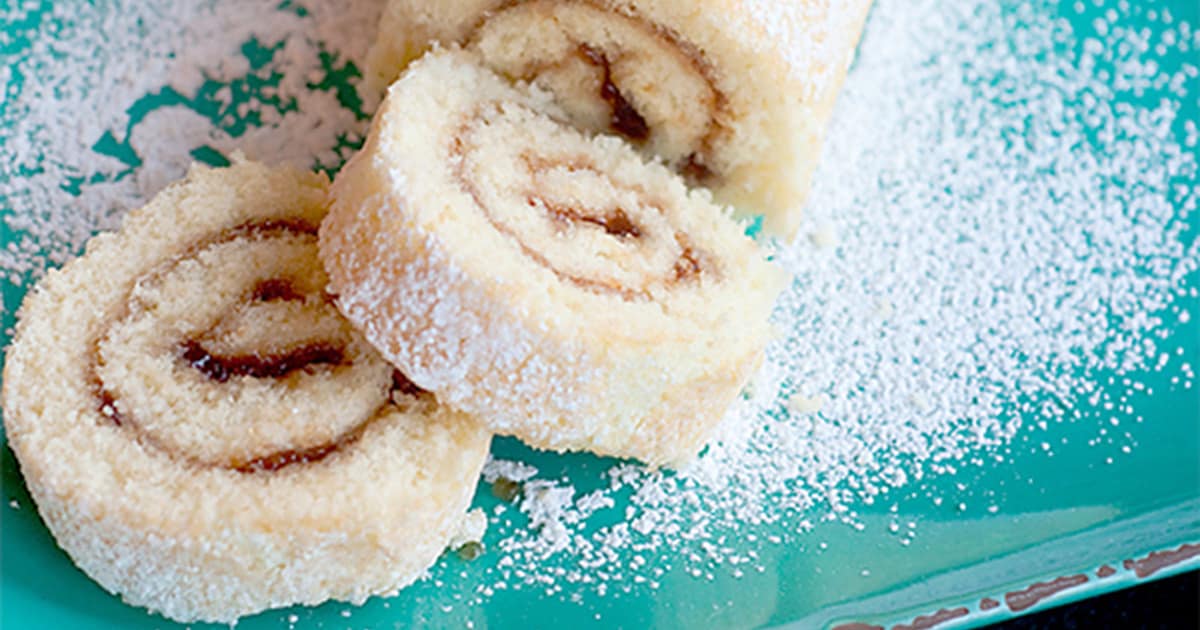 Raspberry Filled Jelly Roll Recipe - Lana’s Cooking