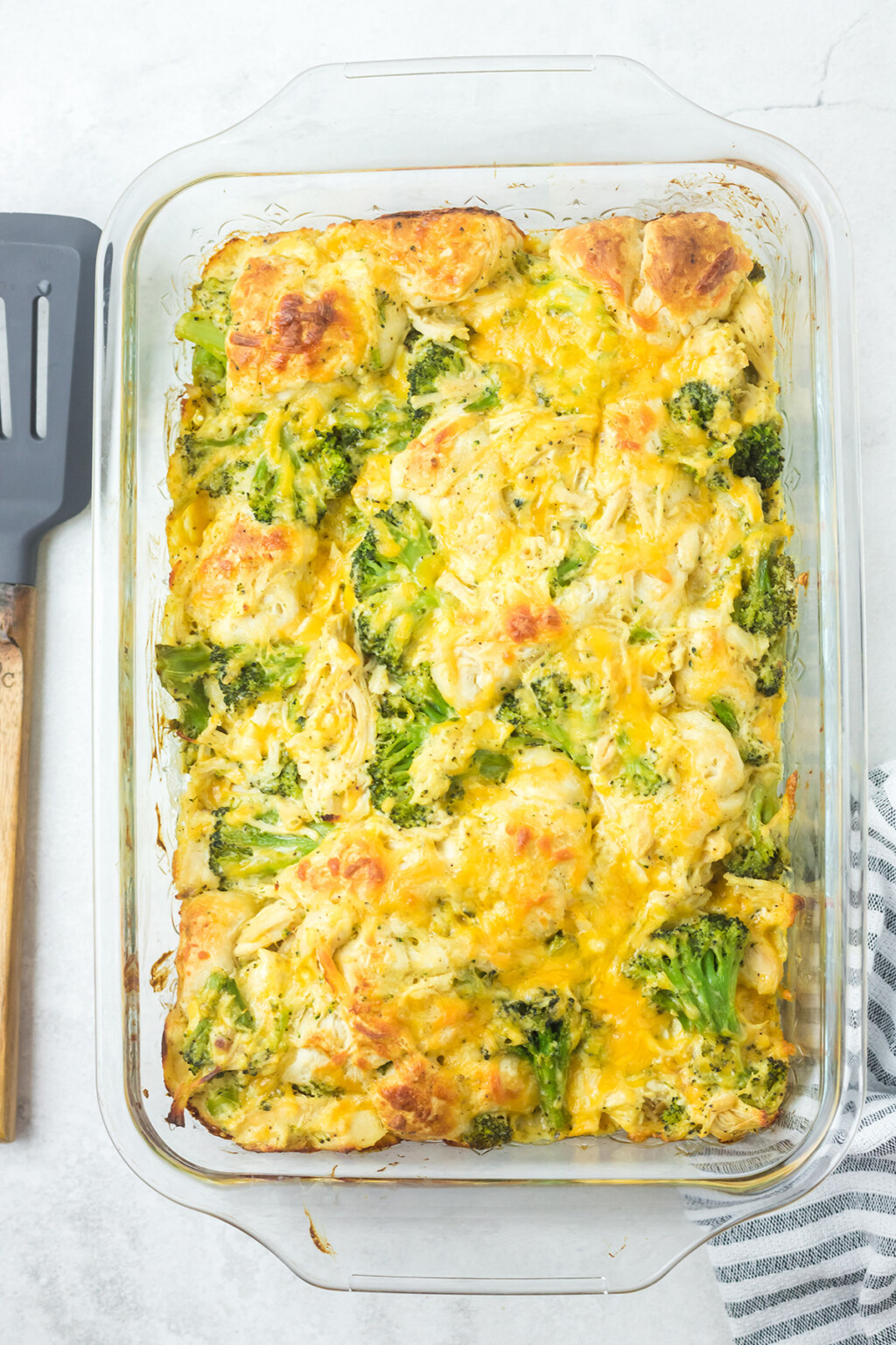 Chicken and Broccoli Bubble Up Casserole - Lana's Cooking