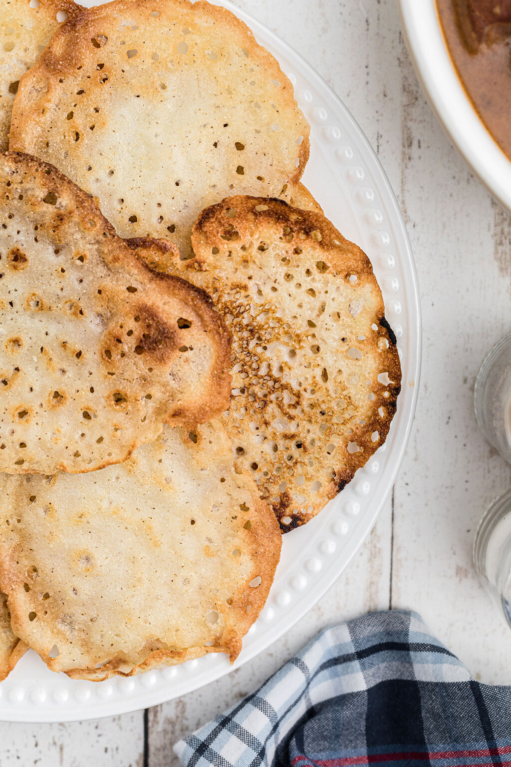 Thin and Crispy Lacy Cornbread Recipe - Lana's Cooking