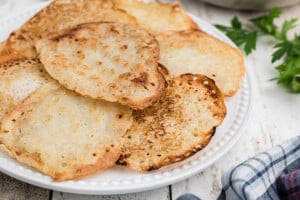 Thin and Crispy Lacy Cornbread Recipe - Lana's Cooking