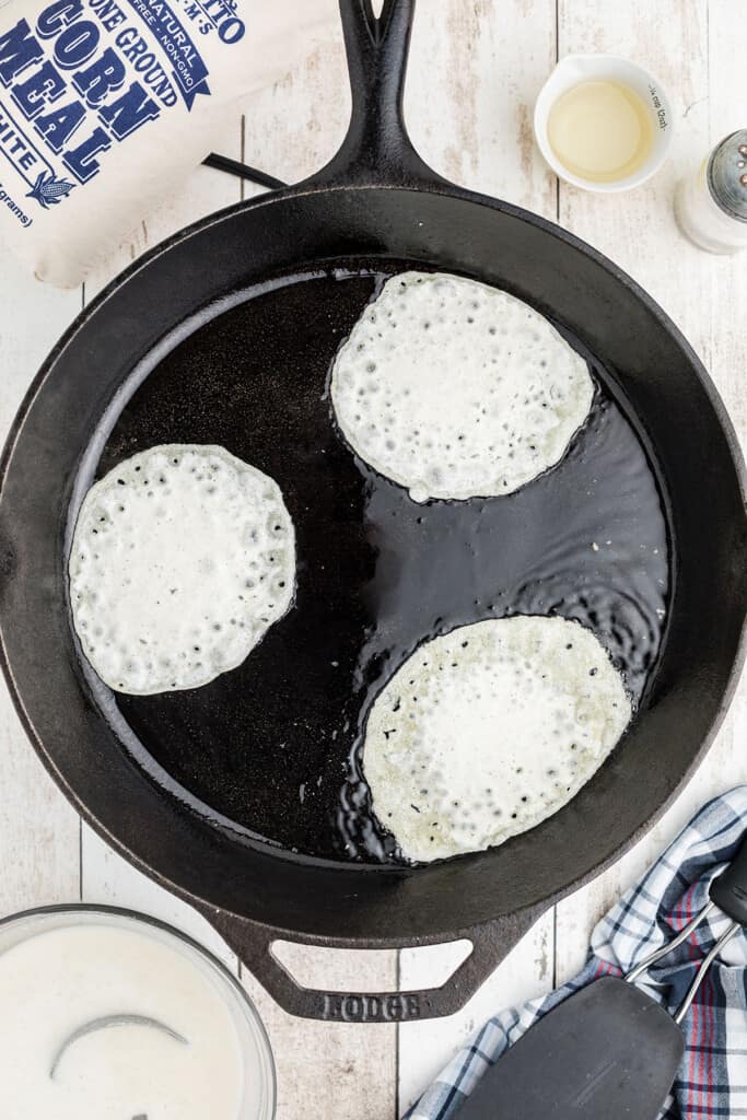 Thin and Crispy Lacy Cornbread Recipe - Lana's Cooking