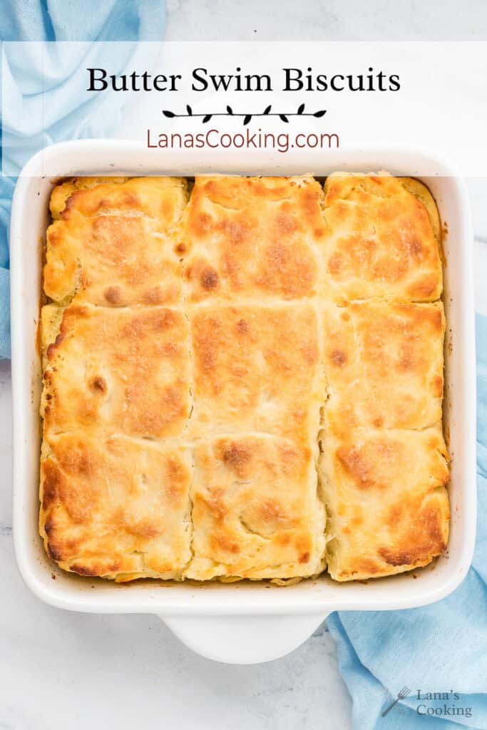 Easy Butter Swim Biscuits Recipe - Lana's Cooking