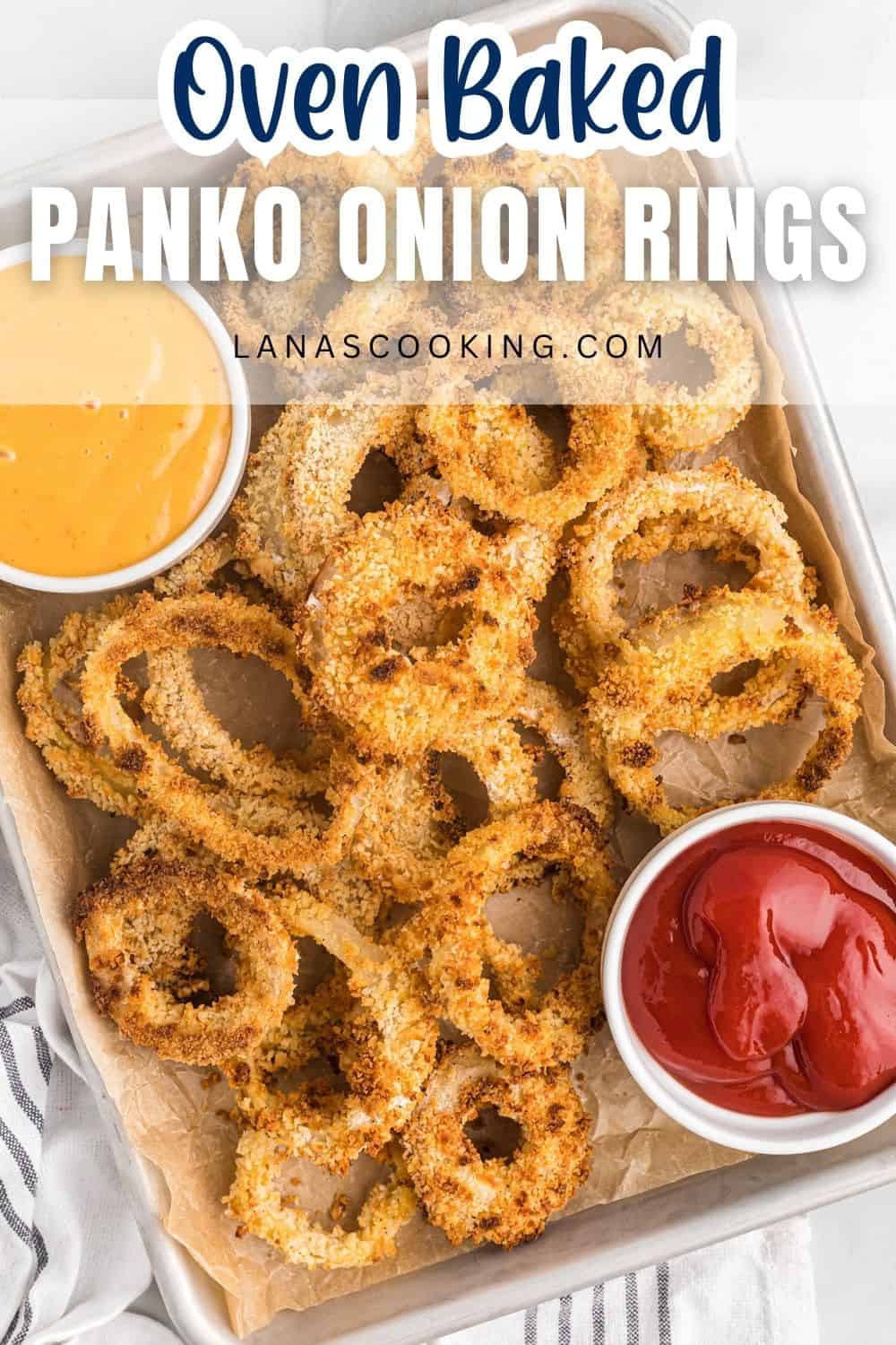 Baked Panko Onion Rings Recipe - Lana’s Cooking